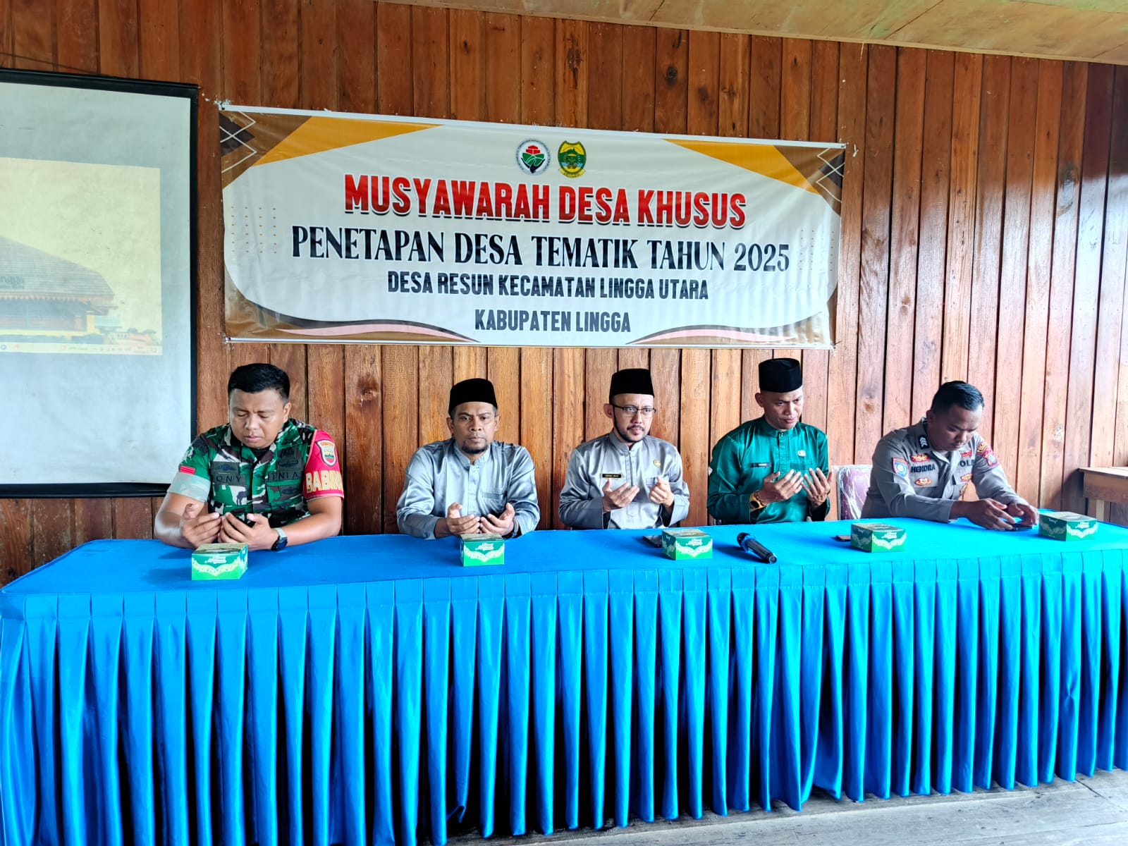 MUSYAWARAH DESA KHUSUS PENETAPAN DESA TEMATIK TAHUN 2025 - DESA RESUN